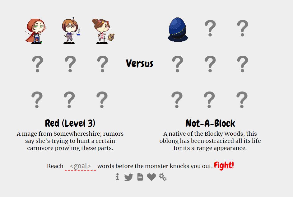 Fighting Game For Writers! - The Write Nook